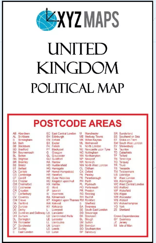 你可知英国邮编hen重要？教你看Postcode！ - 知乎