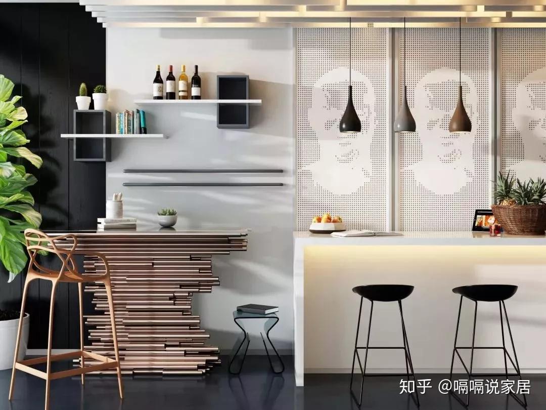 吧台的n种设计方式，休闲、隔断、用餐都可以！ 知乎