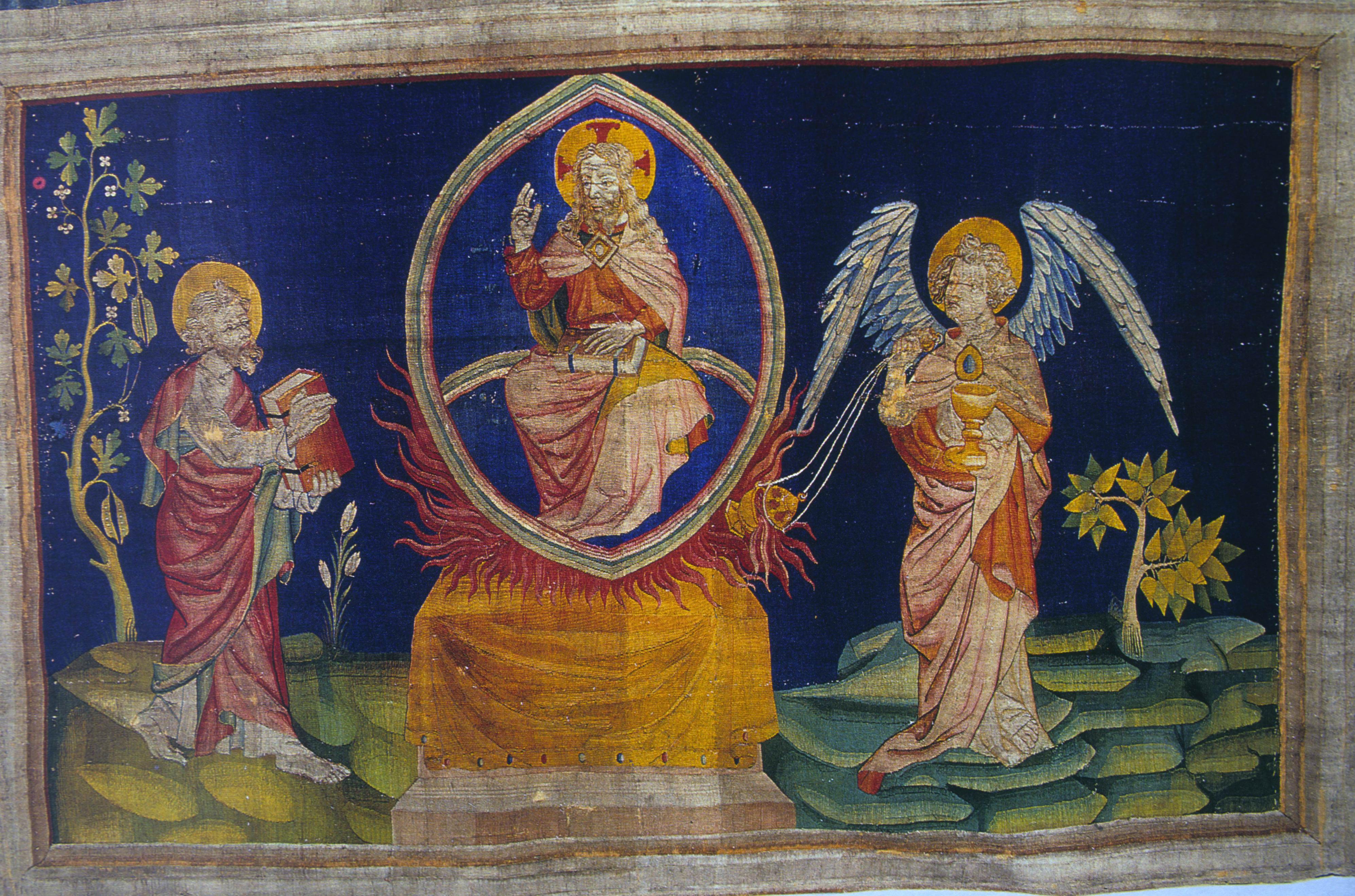 中世纪最壮观挂毯（法国昂热城堡珍藏）：圣经启示录2：死亡四骑士，七号吹响七灾（超清大图） - 知乎