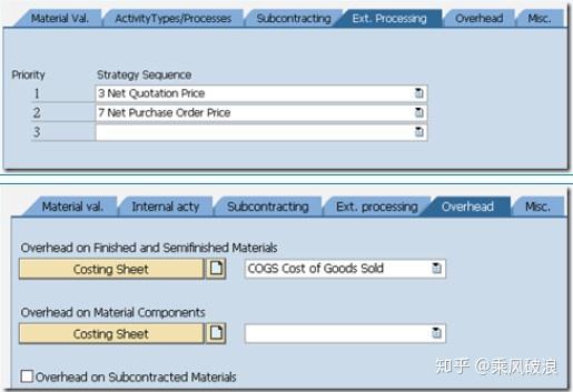 SAP成本核算类型Cost Variant - 知乎