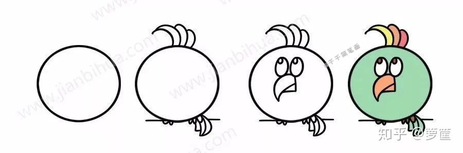100多种超萌漫简笔小动物头像画法，值得收藏临摹！ - 知乎