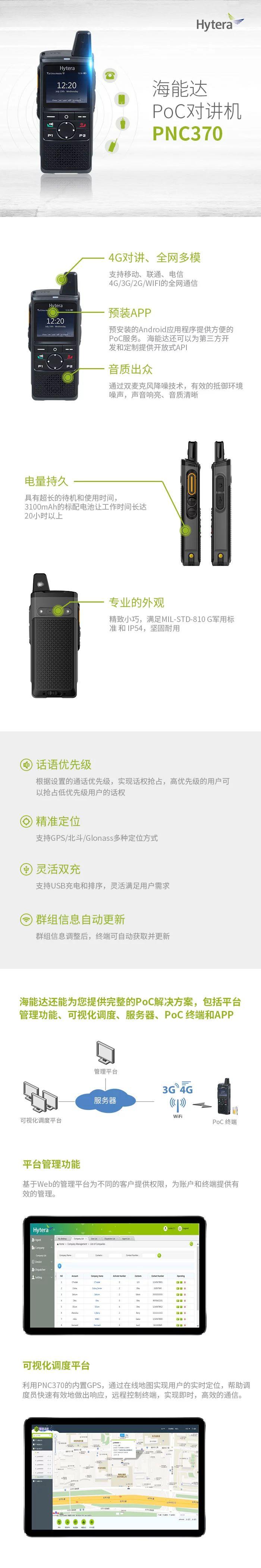 一张图带你了解海能达PoC对讲机PNC370 - 知乎