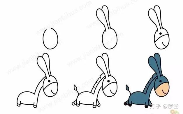 100多种超萌漫简笔小动物头像画法，值得收藏临摹！ - 知乎